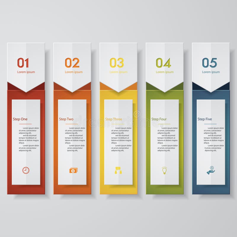 Design Clean Number Banners Template. Vector. Stock Vector ...