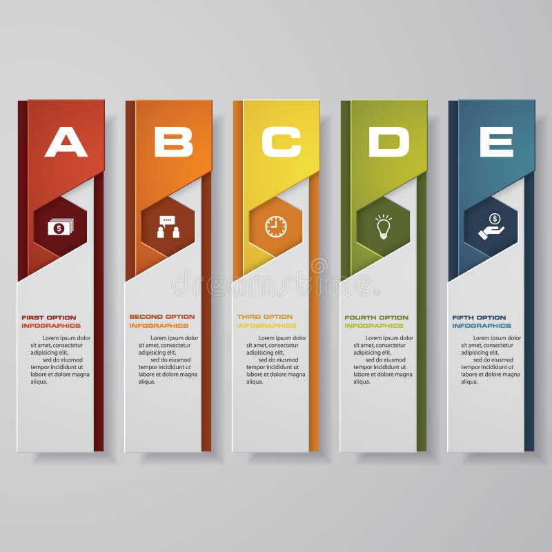 Design Clean Number Banners Template. Vector. Stock Vector ...