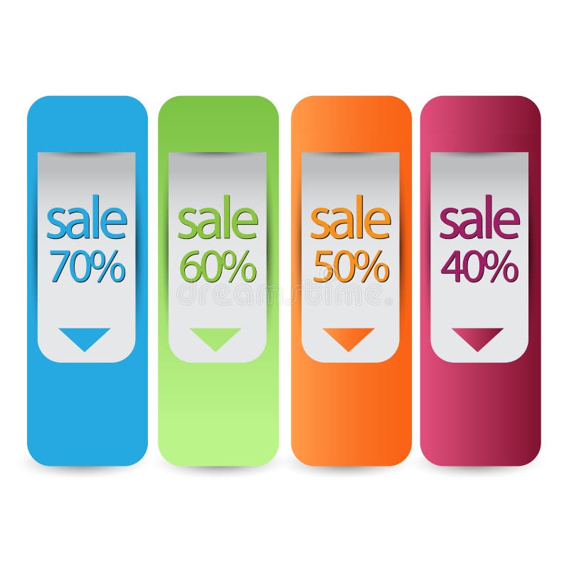 Design Clean Sale Banners Template Graphic or Website Layout. Stock ...