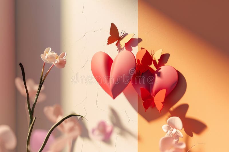 Emphasizing the Abstract Minimalist Design with a White Background for ...