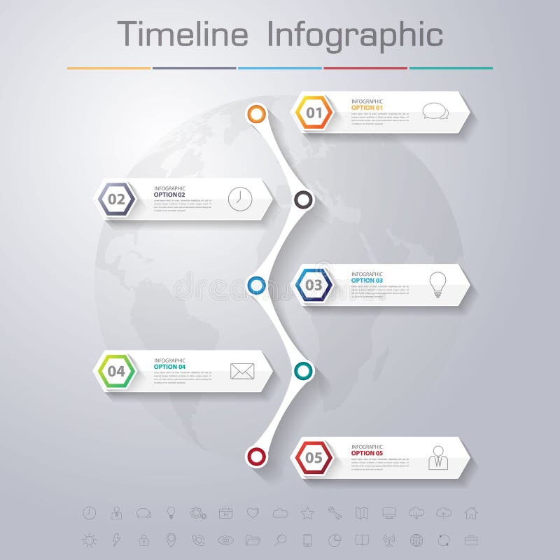 Design Clean Timeline Banners Template.Vector/EPS 10. Stock Vector ...
