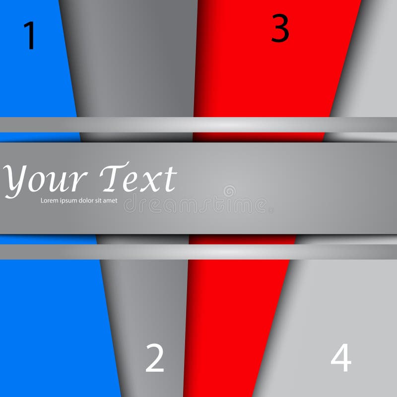 Design with Color Banners,presentation Template Stock Illustration ...