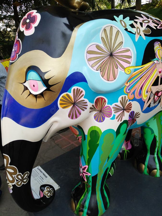 Design Color Design Elephant Stock Photo - Image of design, paint: 85504394