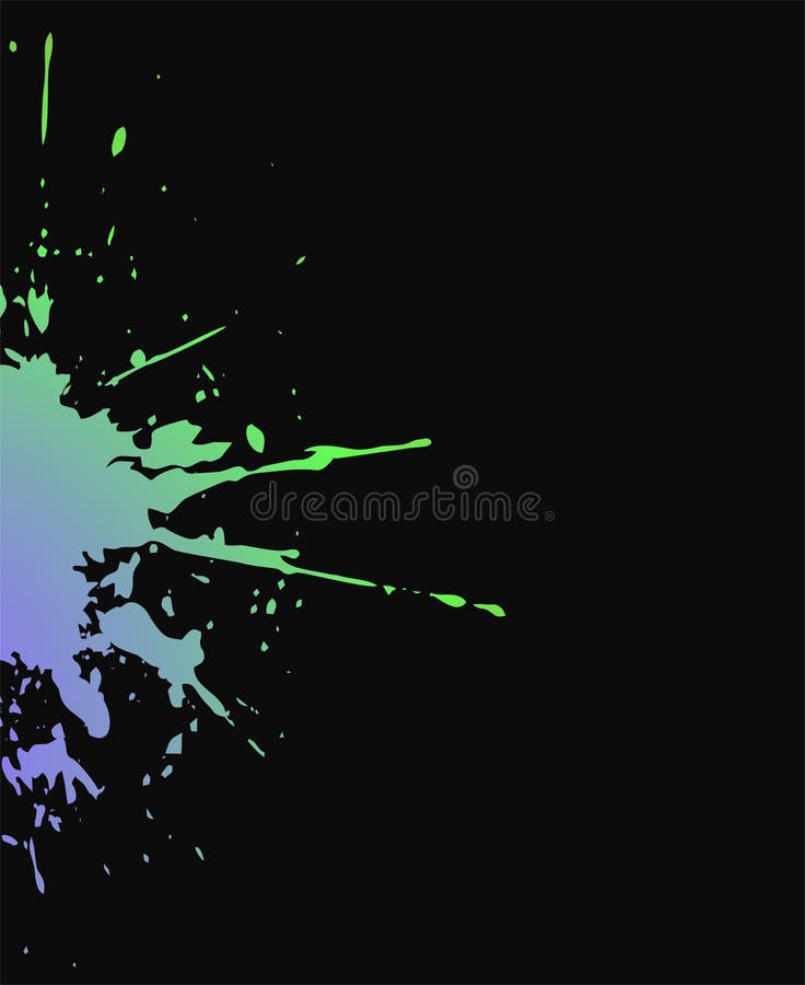 Design of Colorful Ink Stain Stock Vector - Illustration of creative ...