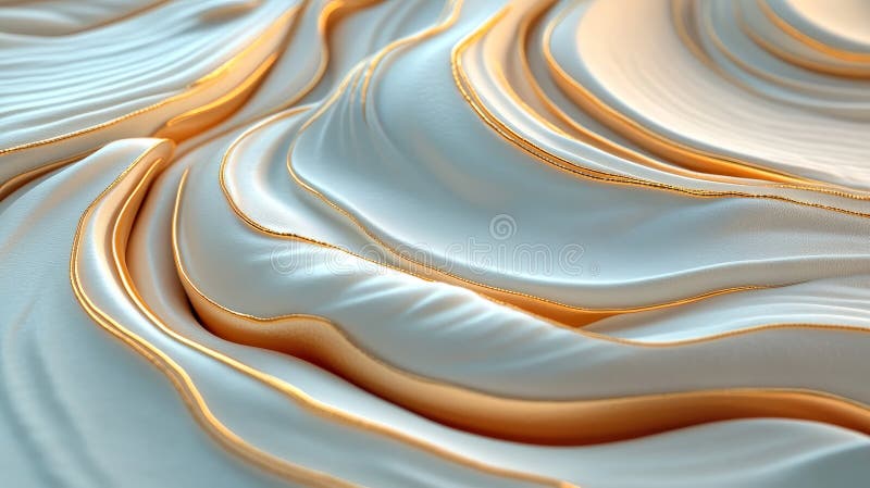 The Design Combines a Gold Luxury White Abstract Background with a Tech ...