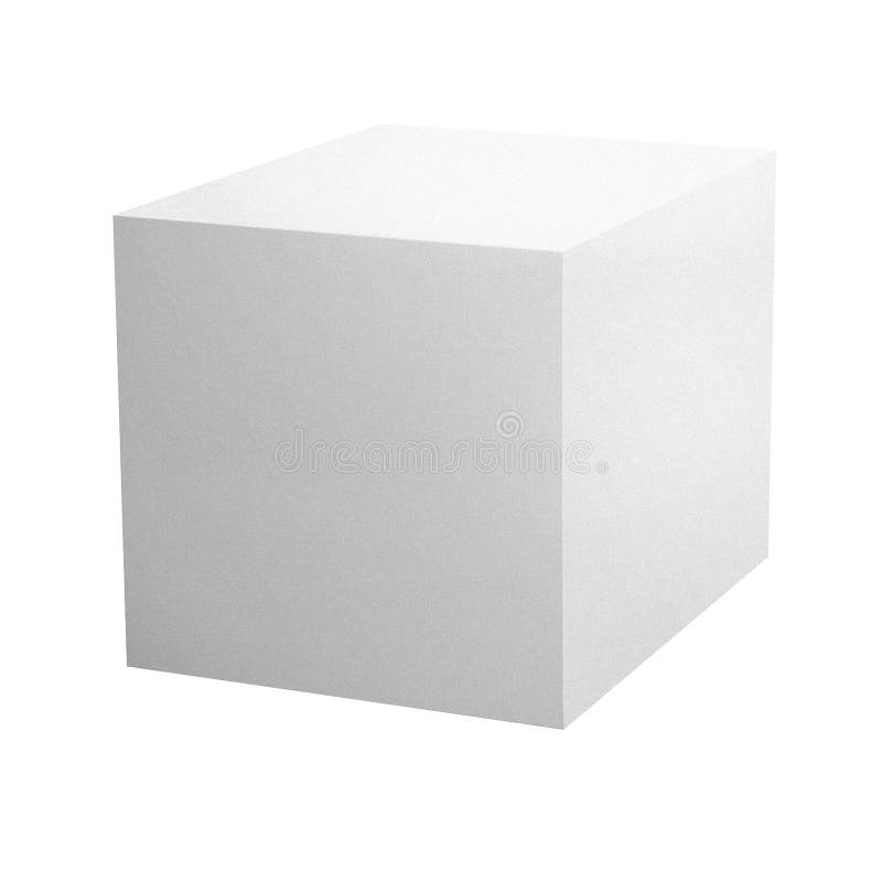 Design Concept - Abstract Geometric Real Plastic Cube. 3d Illustration ...