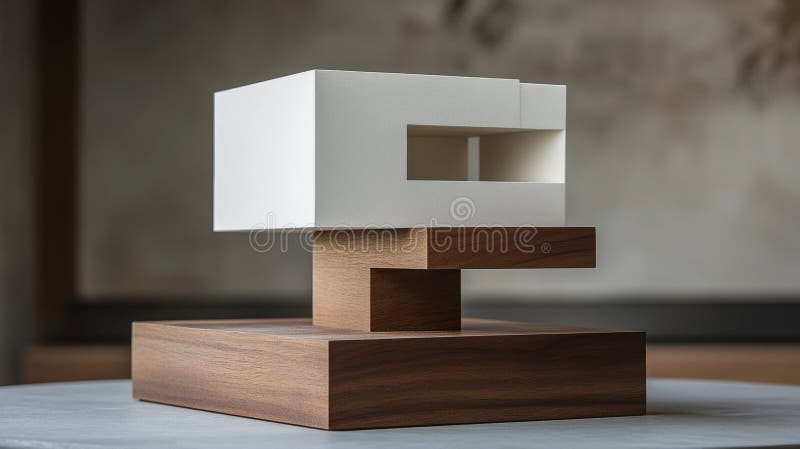 A Design Concept is Embodied in a Modern House Architectural Model ...