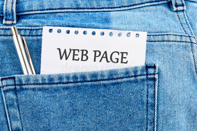 A Design Concept Featuring a Web Page Layout is Placed Inside a Back ...