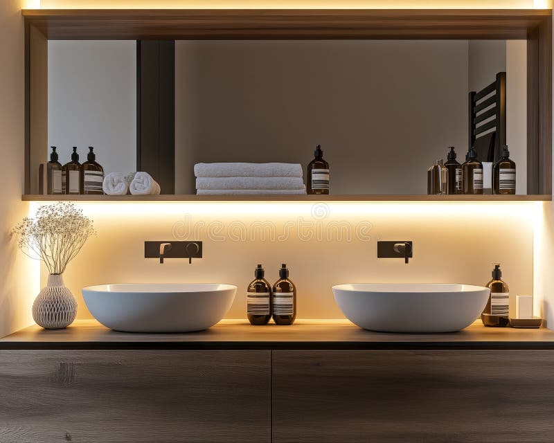 Design Concept for a Futuristic Smart Mirror with Touchscreen and Home ...