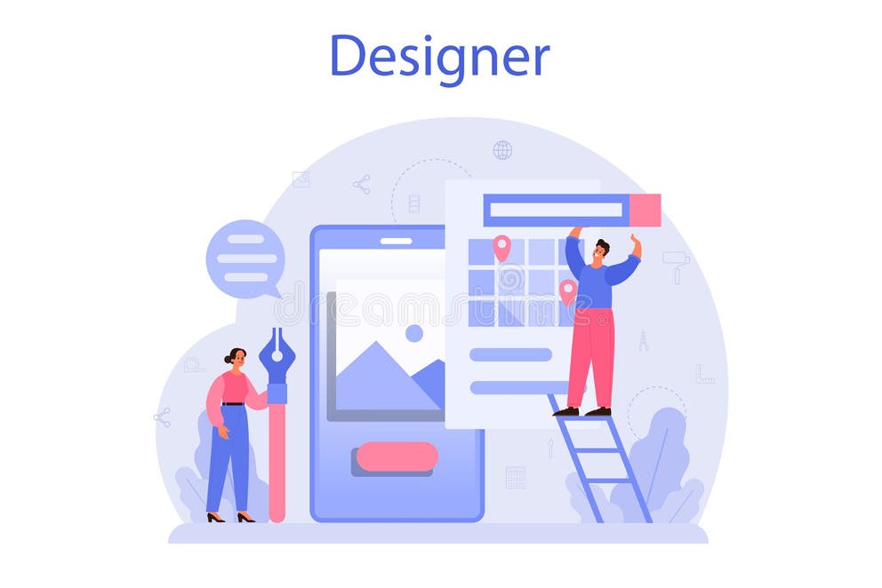 Design Concept. Graphic, Web, Printing Design Stock Vector ...