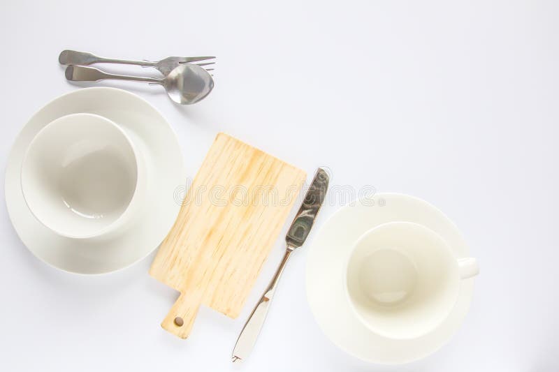 Design Concept of Mockup Various Kitchenware Utensils Set Stock Photo ...