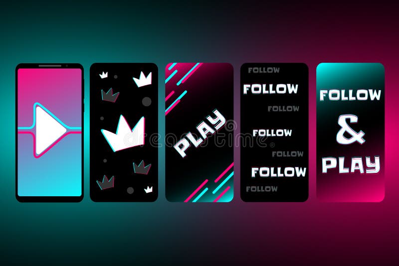 Tik Tok Follow Stock Illustrations – 155 Tik Tok Follow Stock ...