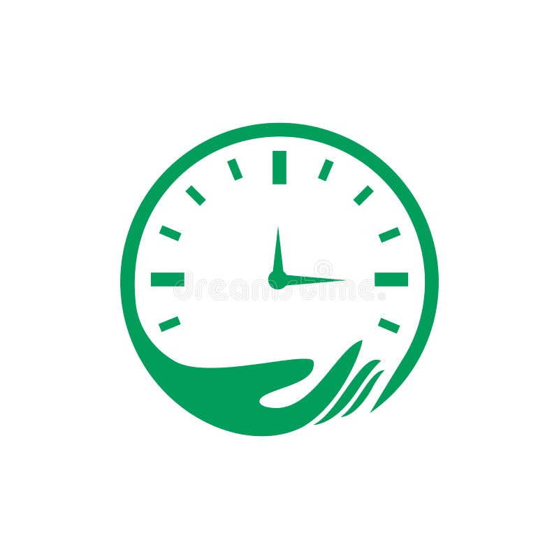 Time Care Logo Template Design Vector. Stock Vector - Illustration of ...