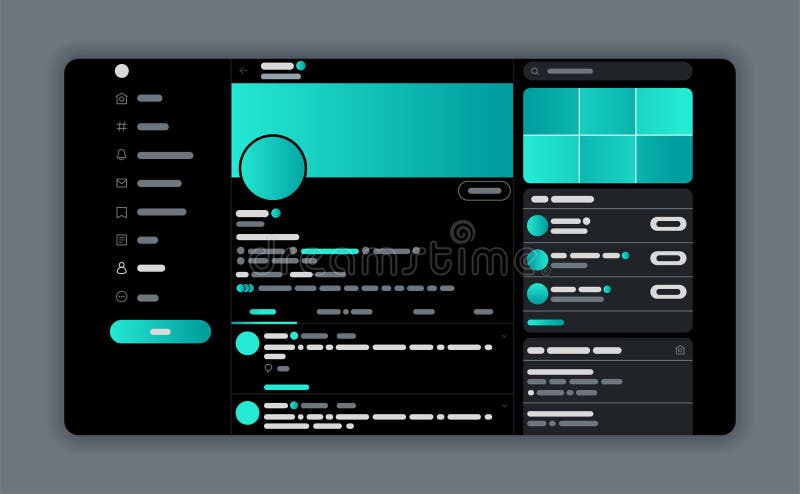 Design Concept for Website Layout and User Interface Development. Mock ...