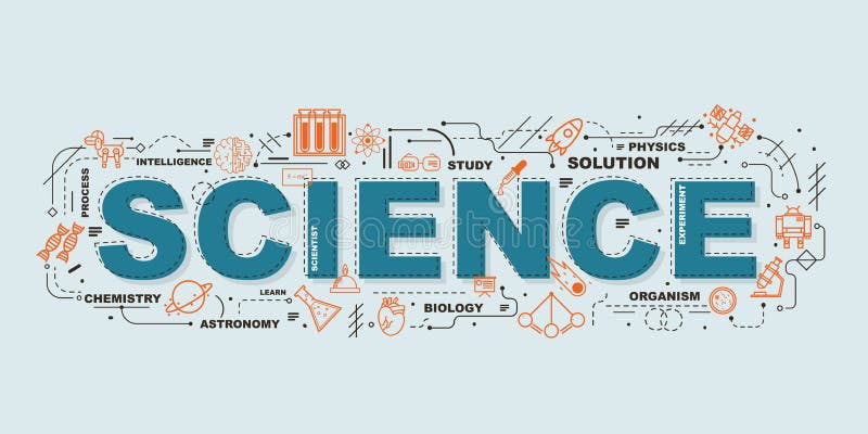 Design Concept of Word SCIENCE Website Banner Stock Vector ...