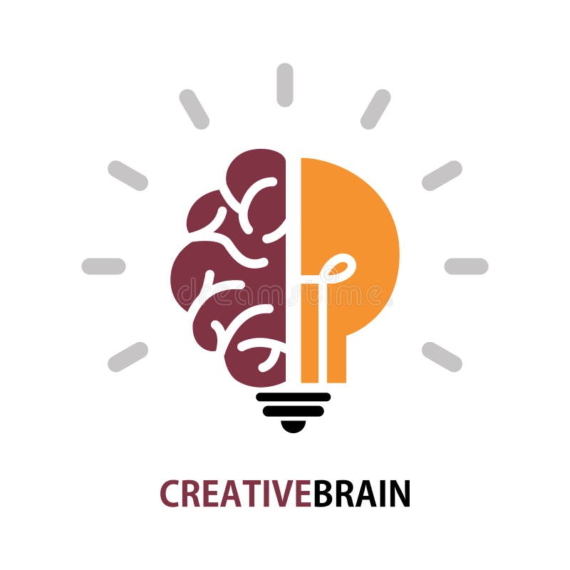 Top Brain Logo Icon with Key Symbol, Secrets of the Mind Concept Design ...