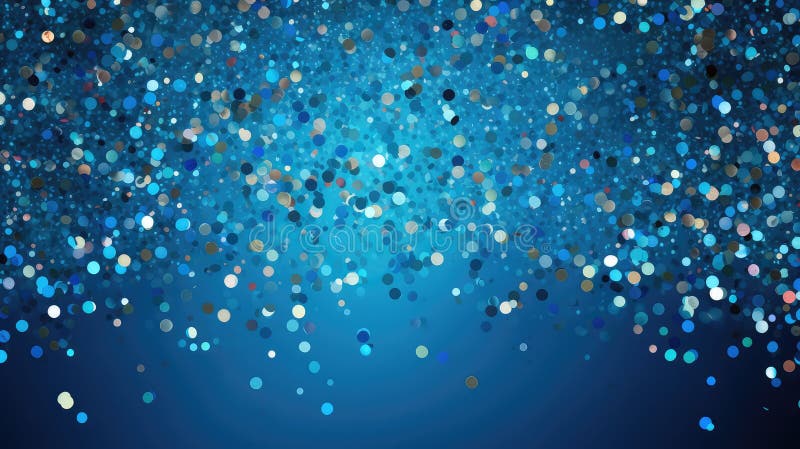 Design Confetti Blue Background Stock Illustration - Illustration of ...