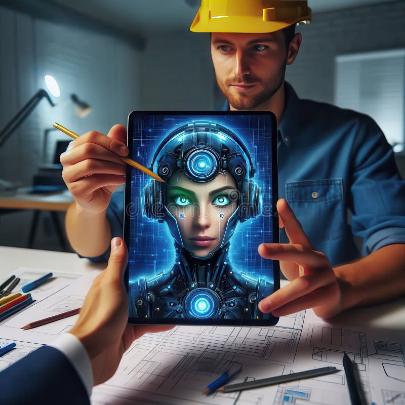 Design and Construction of Android Robot, Engineer Designs on Pc on ...