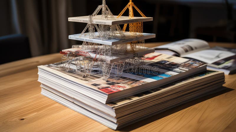 Design construction books stock illustration. Illustration of hvac ...