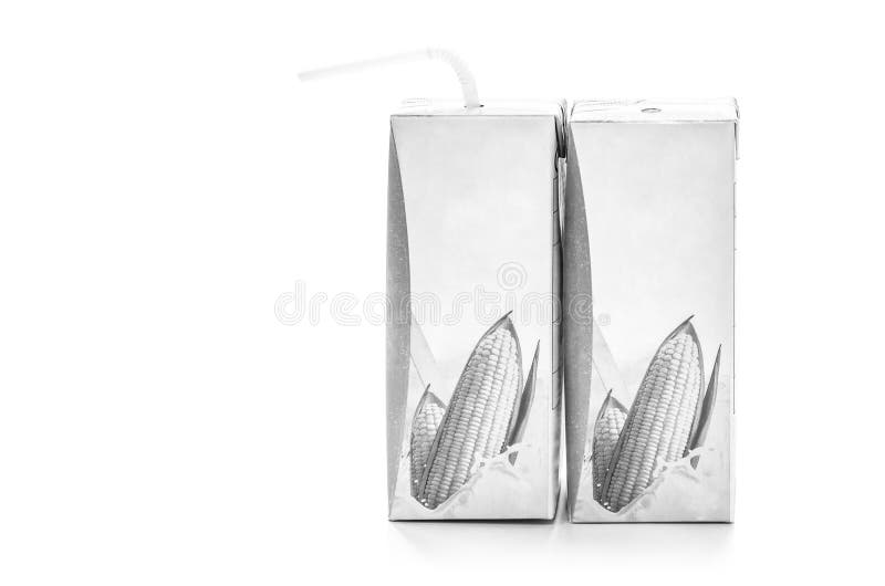 Design of Corn Milk Packaging Stock Image - Image of maize, design ...