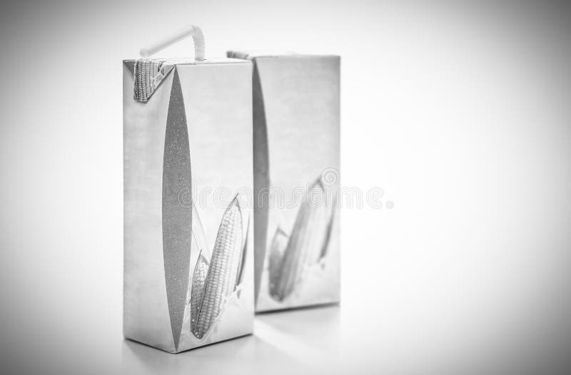 Design of Corn Milk Packaging Stock Image - Image of maize, design ...