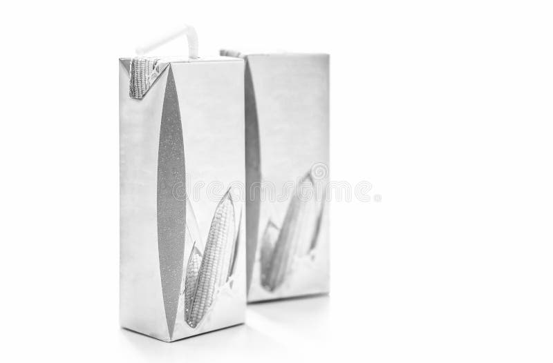 Design of Corn Milk Packaging Stock Image - Image of maize, design ...