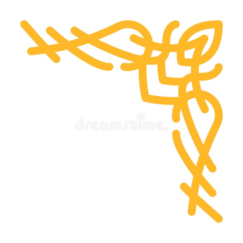 Design Corner Color Icon Vector Illustration Flat Stock Vector ...