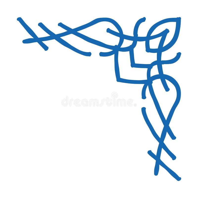 Design Corner Flat Icon Doodle Illustration Stock Vector - Illustration ...