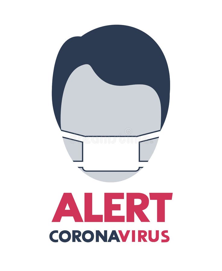 Design of Coronavirus Alert Symbol Stock Vector - Illustration of ...