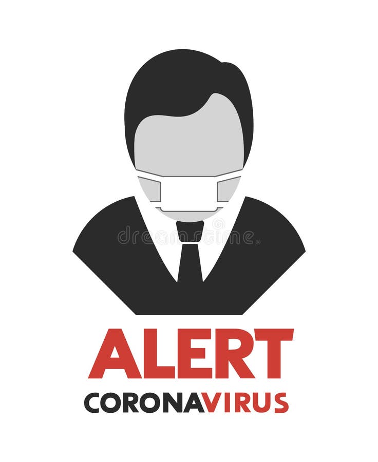 Coronavirus alert symbol stock vector. Illustration of epidemic - 211127131