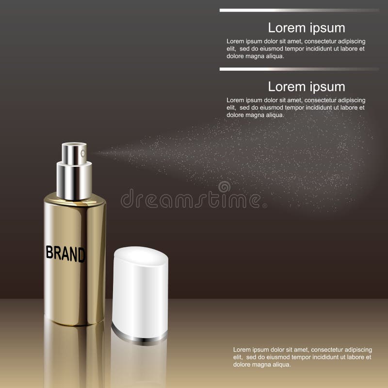 Design Cosmetics Advertising Product . Template, Blank, for Your Design ...