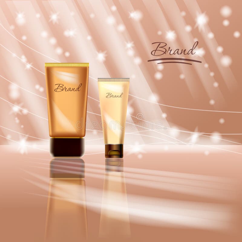 Design Cosmetics Product Advertising. Vector Illustration EPS10 Stock ...