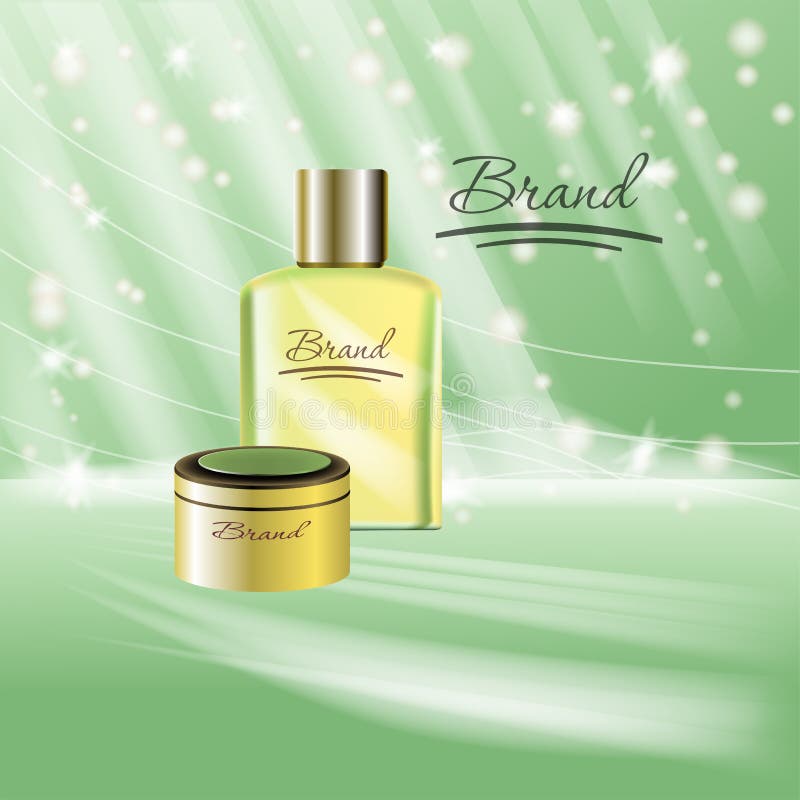 Design Cosmetics Product Advertising. Vector Illustration EPS10 Stock ...