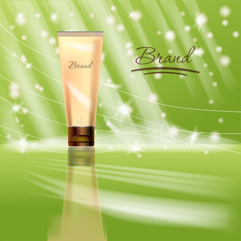 Design Cosmetics Product Advertising. Vector Illustration EPS10 Stock ...