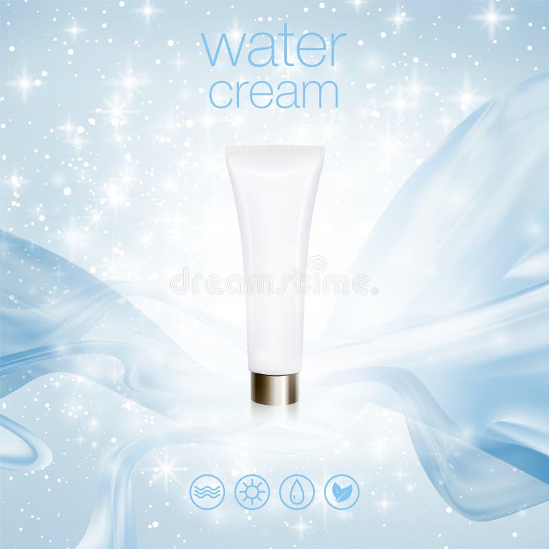 Design Cosmetics Product Advertising. Vector Illustration Stock Vector ...