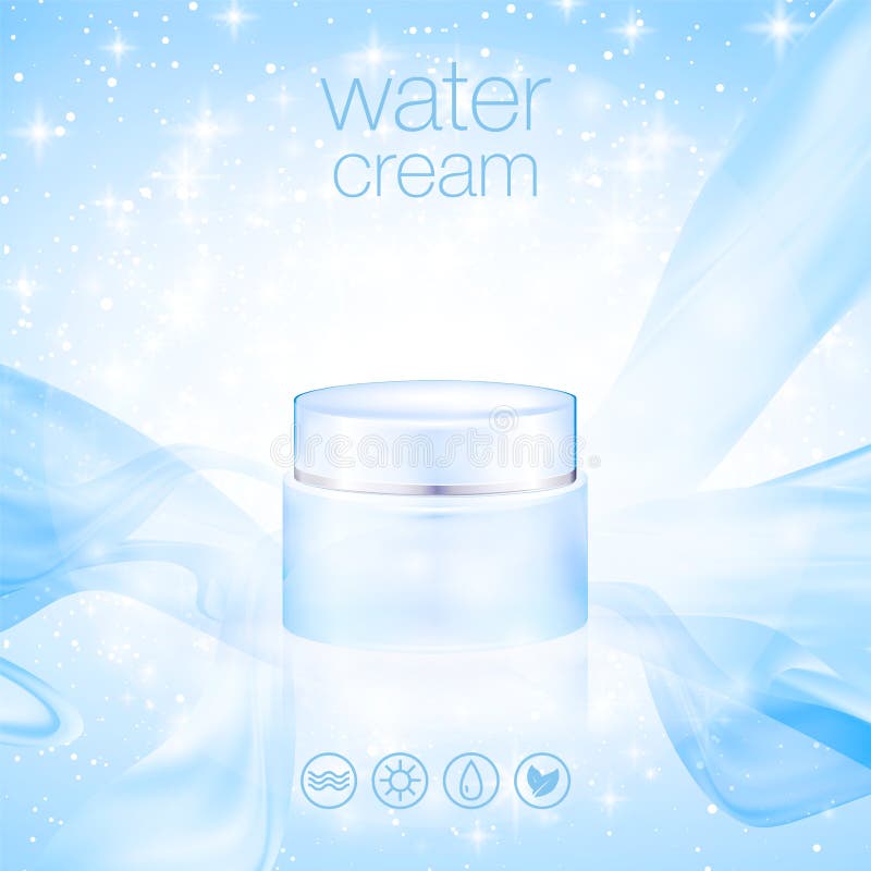 Design Cosmetics Product Advertising. Vector Illustration Stock Vector ...