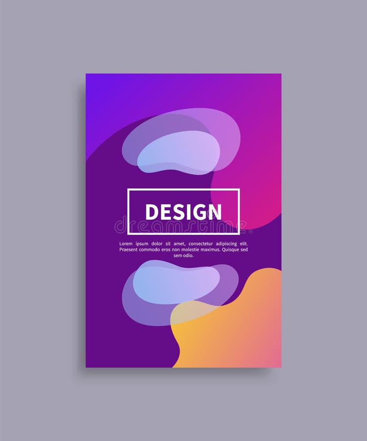 Design Cover and Text Sample Vector Illustration Stock Vector ...