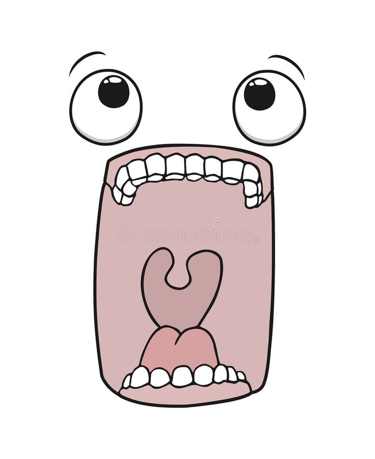 Design of Crazy Face Illustration Stock Vector - Illustration of face ...