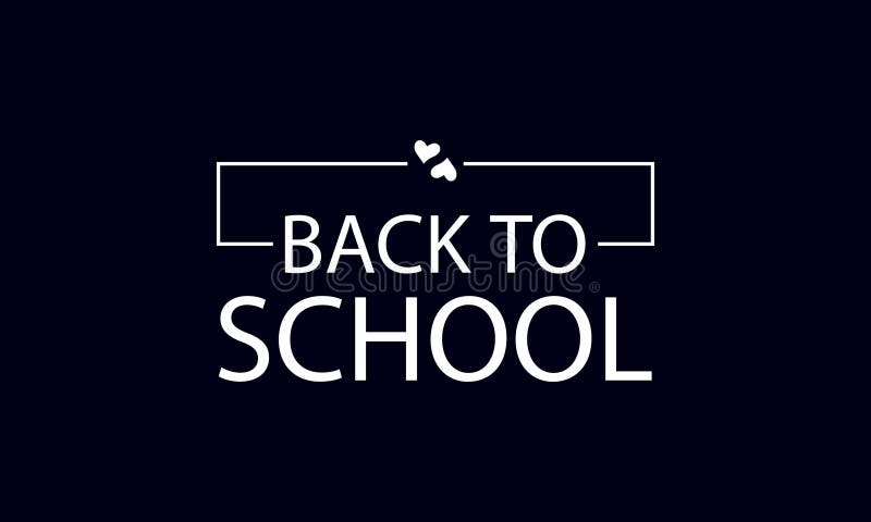 Design Creating Standout Back To School Text Illustration Stock Vector ...