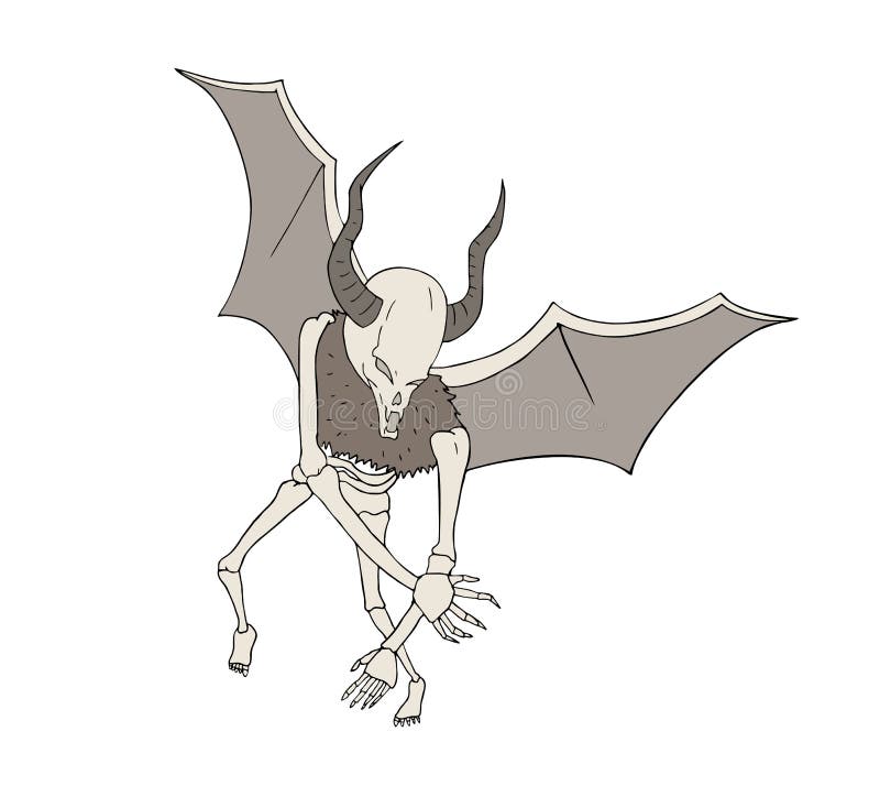 Design of creative demon stock vector. Illustration of demon - 147873810