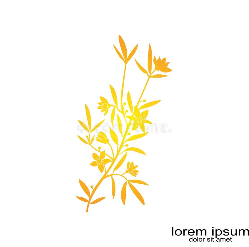 Creative Sample Flower Logo Plant and Garden Stock Vector ...