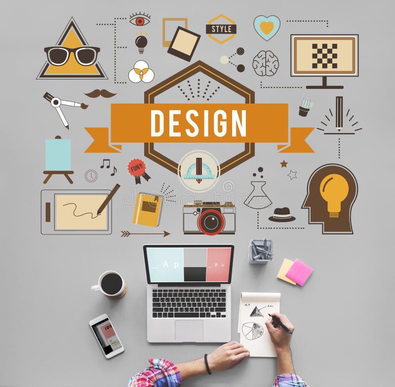 Design Creative Ideas Model Planning Sketch Concept Stock Photo - Image ...