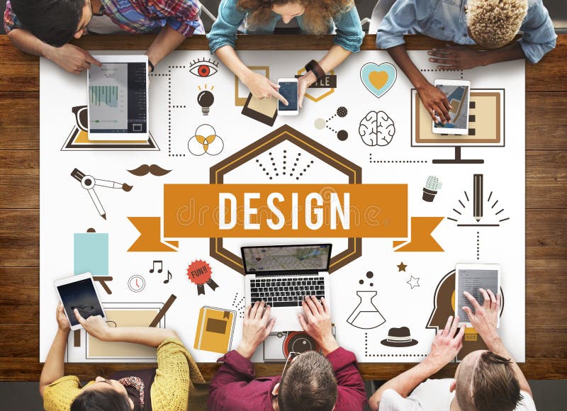 Design Creative Ideas Model Planning Sketch Concept Stock Photo - Image ...