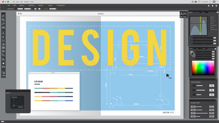 Design Creative Inspiration Ideas Concept Stock Illustration ...