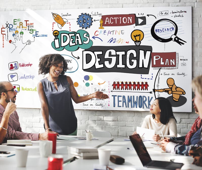 Design Creative Inspiration Ideas Concept Stock Image - Image of design ...