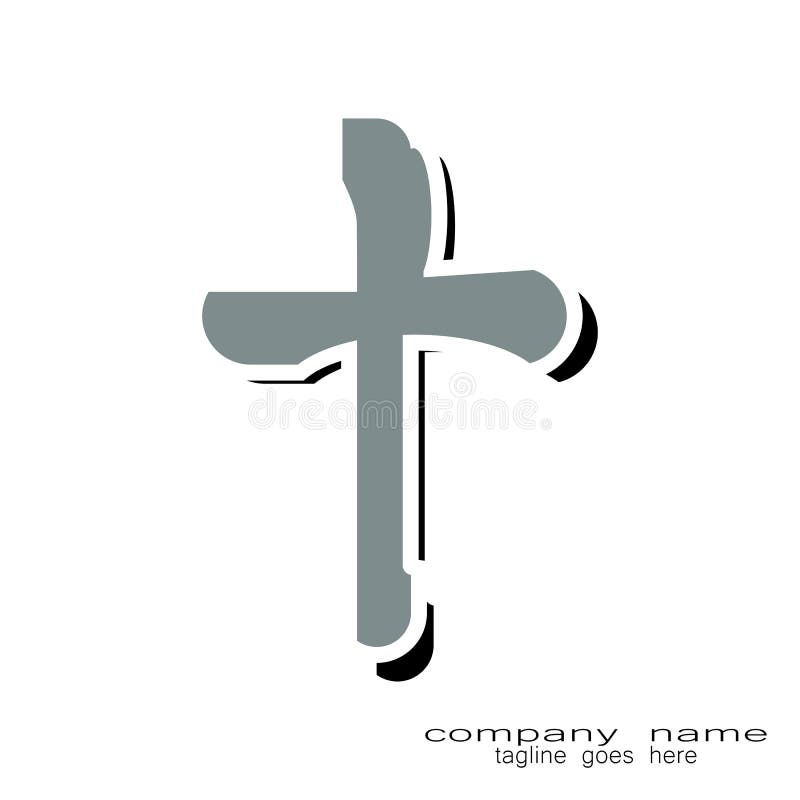 Creative Sample Design Cross Logo Stock Vector - Illustration of ...