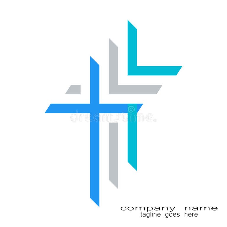 Creative Sample Design Cross Logo Stock Vector - Illustration of ...
