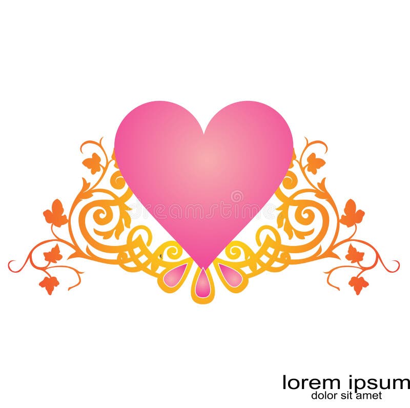 Creative sample love logo stock vector. Illustration of design - 118075703