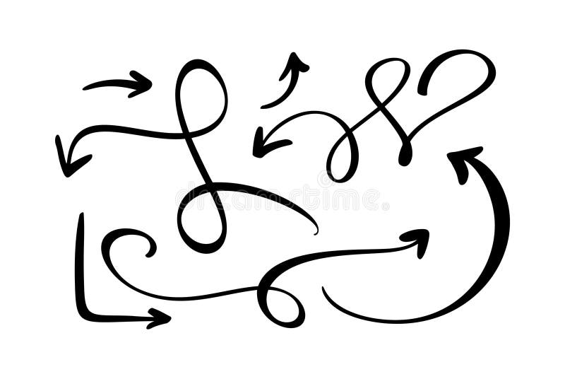 Curved Wavy Arrow Stock Illustrations – 1,011 Curved Wavy Arrow Stock ...