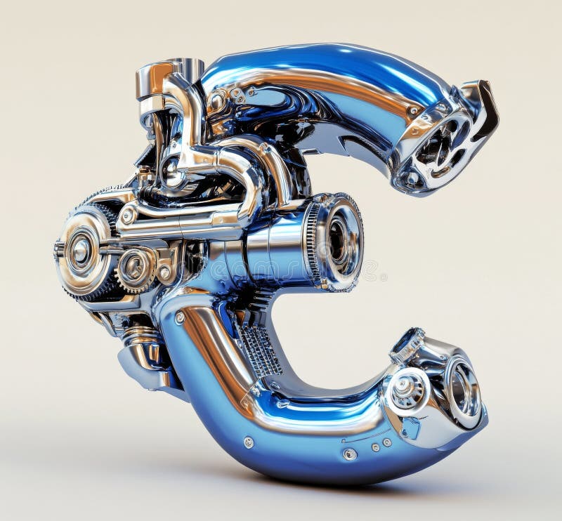 Letter E Logo Design Technology Creative Illustration Stock Photos ...